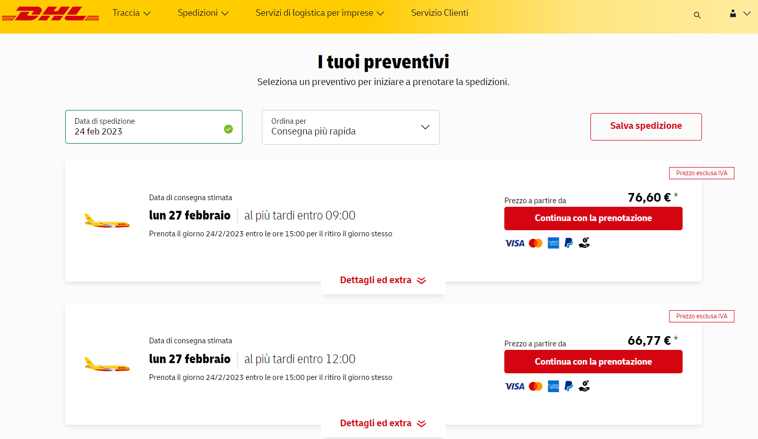 Quanto costa spedire un pacco: tariffe e 8 corrieri